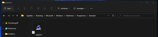 How to automatically load SSH keys on Windows autostart using Pageant